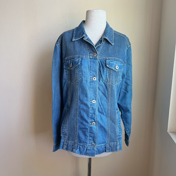 BLAST | Jackets & Coats | Blast Contrast Panel Denim Jacket | Poshmark